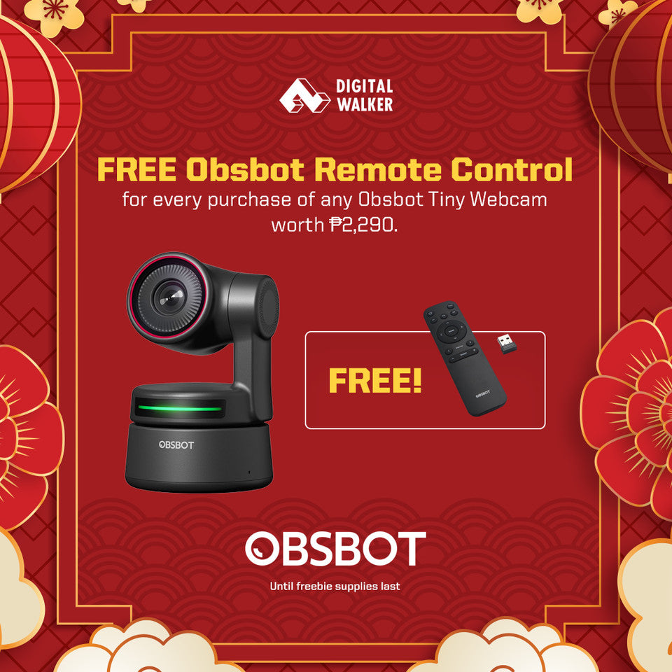 Obsbot Tiny with Free Remote — Digital Walker