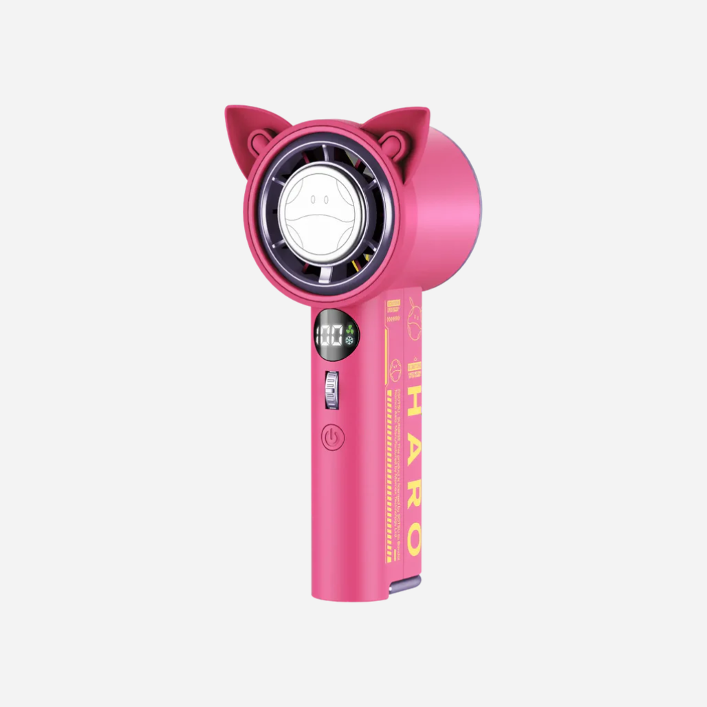 1-Go Portable Icy Cooling Fan 4500mAh - Pink — Digital Walker