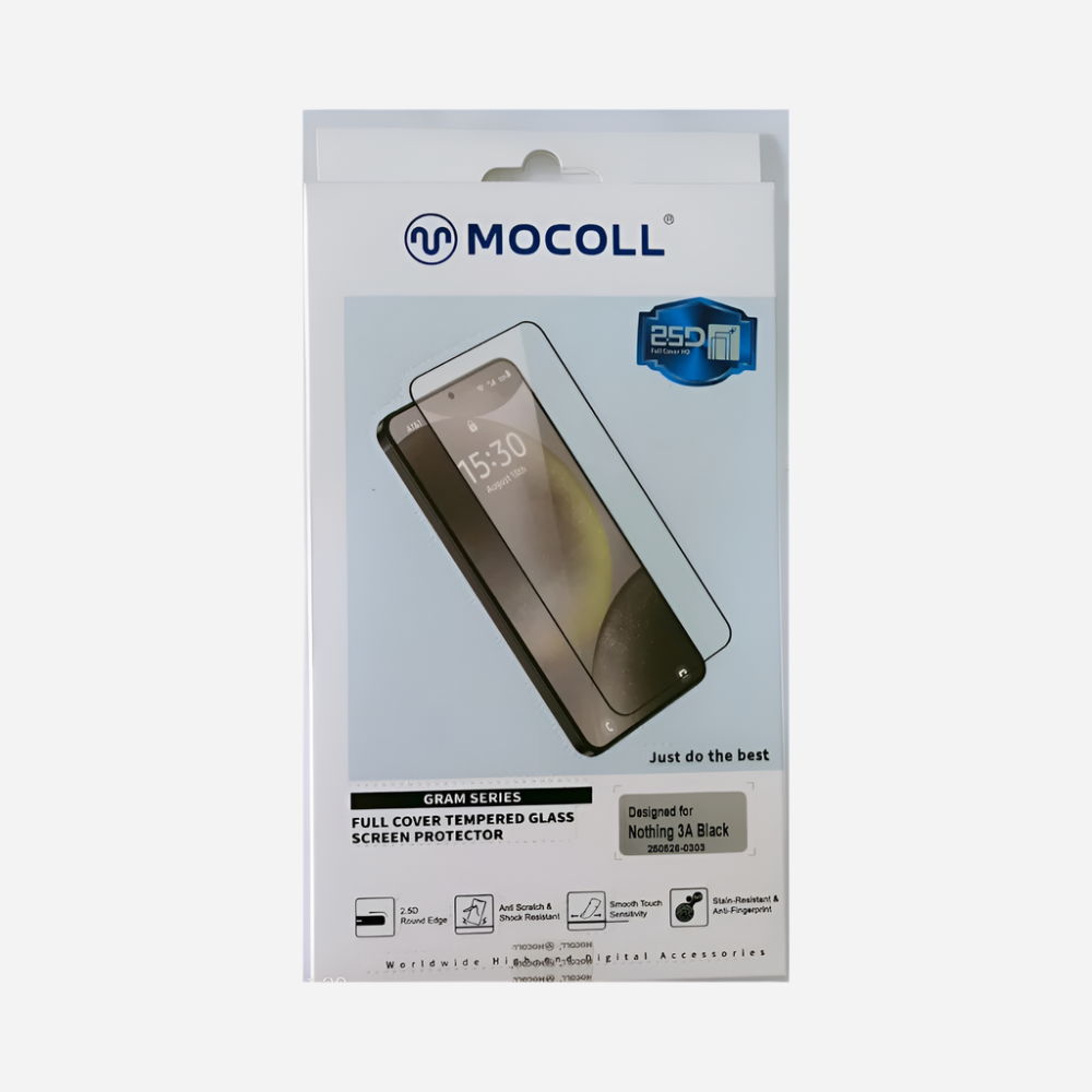 2.5D Full Cover Nothing Phone (3a) Series - Black — Digital Walker