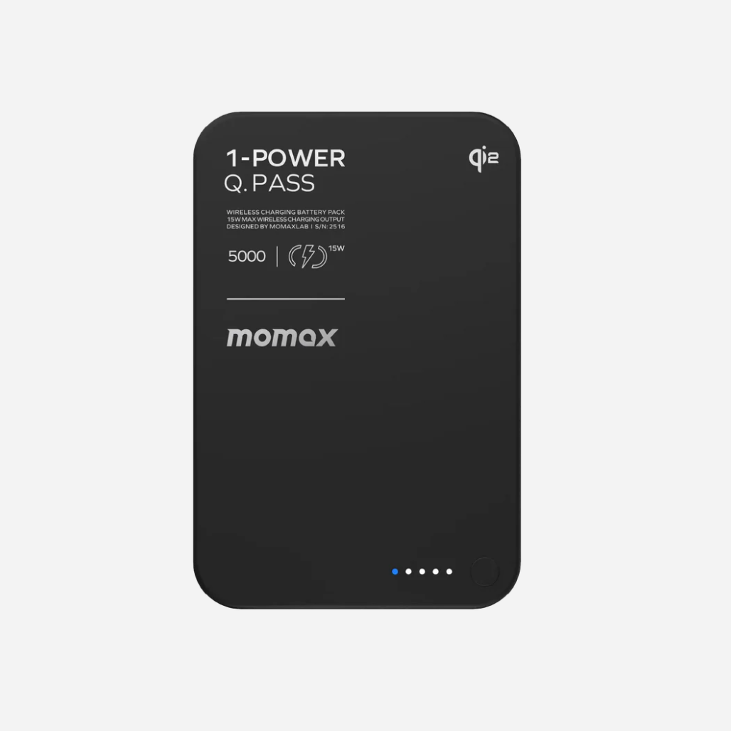 1-Power Q.Pass QI2 Wireless Powerbank 5000mAh — Digital Walker